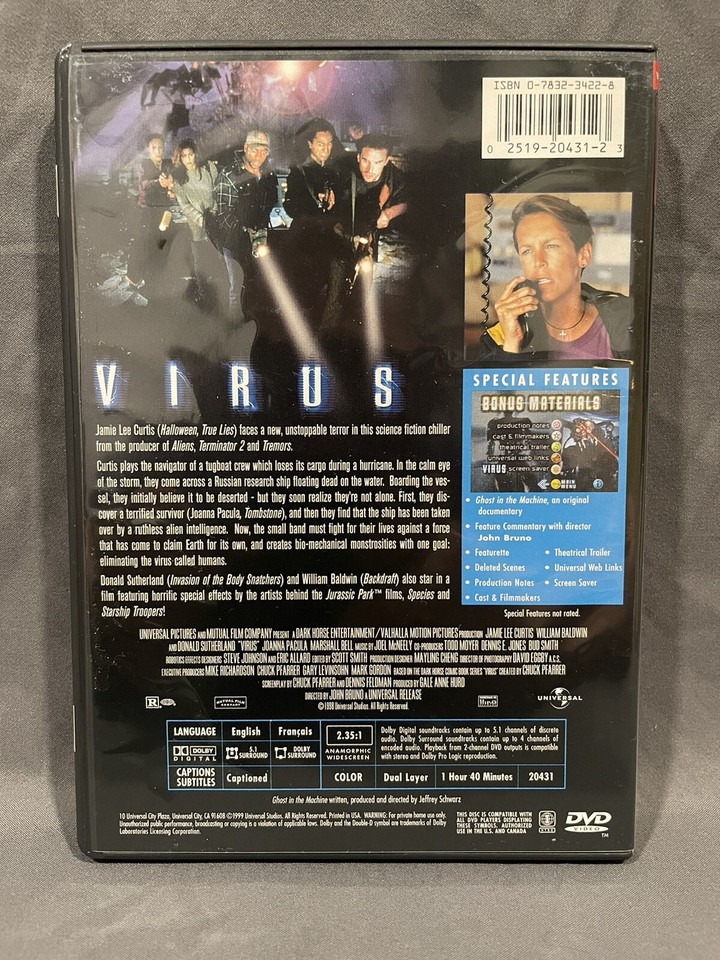 Virus (DVD, 1999) 25192043123| eBay