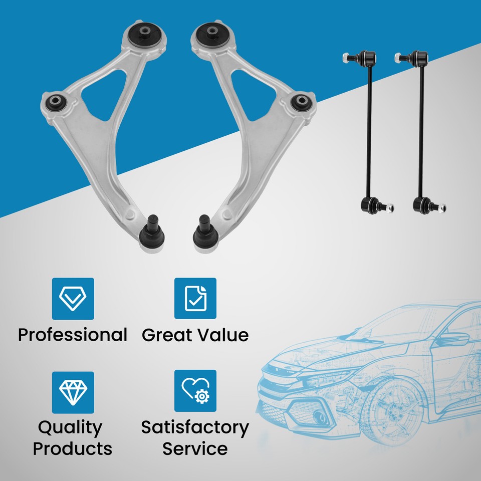Front Lower Control Arms With Ball Joint Assembly For Nissan Altima ...