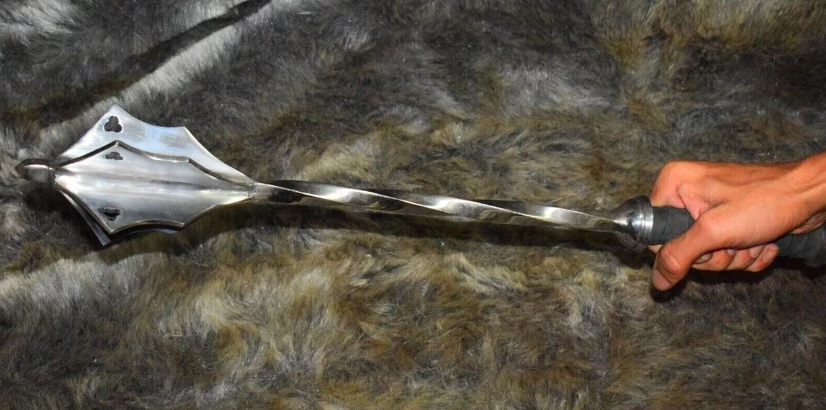 Medieval Mace Medieval Steel Metal Mace MELEE – Clearly Development