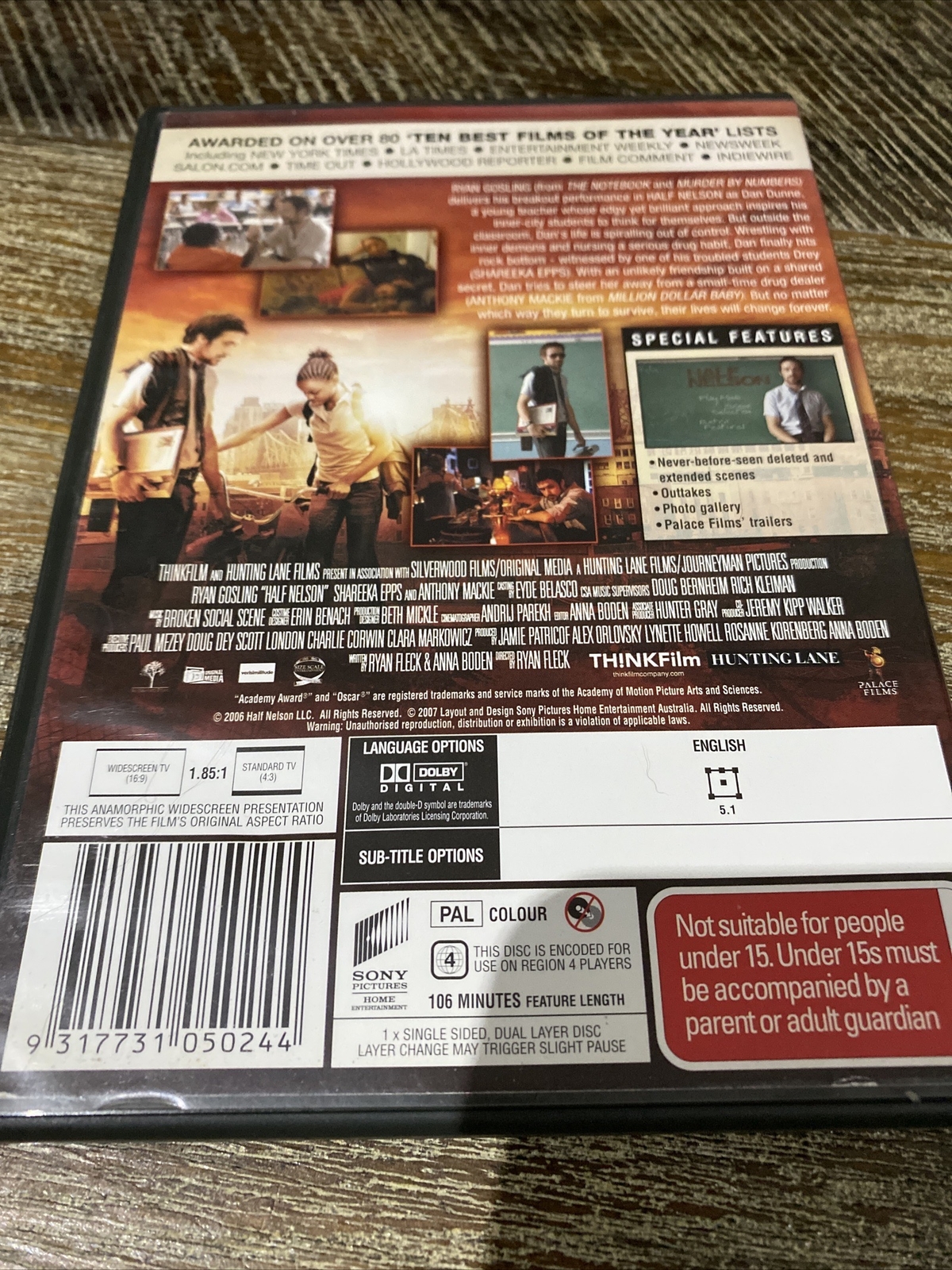 Half Nelson (DVD, 2006) Ryan Gosling - GREAT CONDITION 9317731050244 | eBay