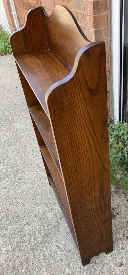 Vintage Antique Oak Bookcase | eBay UK