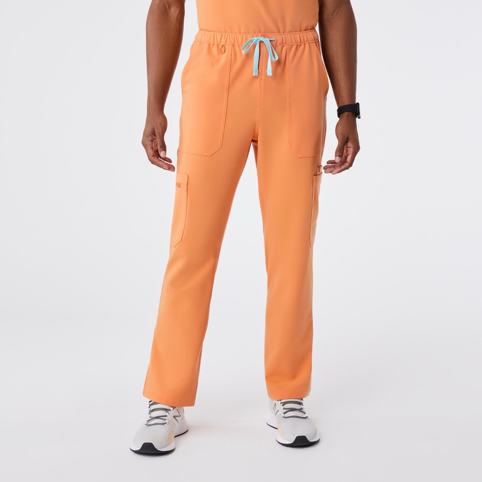 Figs Cairo Cargo Mens Scrub Pants Shaka Orange 3XL/S - Gem