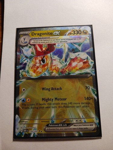 Dragonite ex 159/197 Sv03: Obsidian Flames Holo | eBay