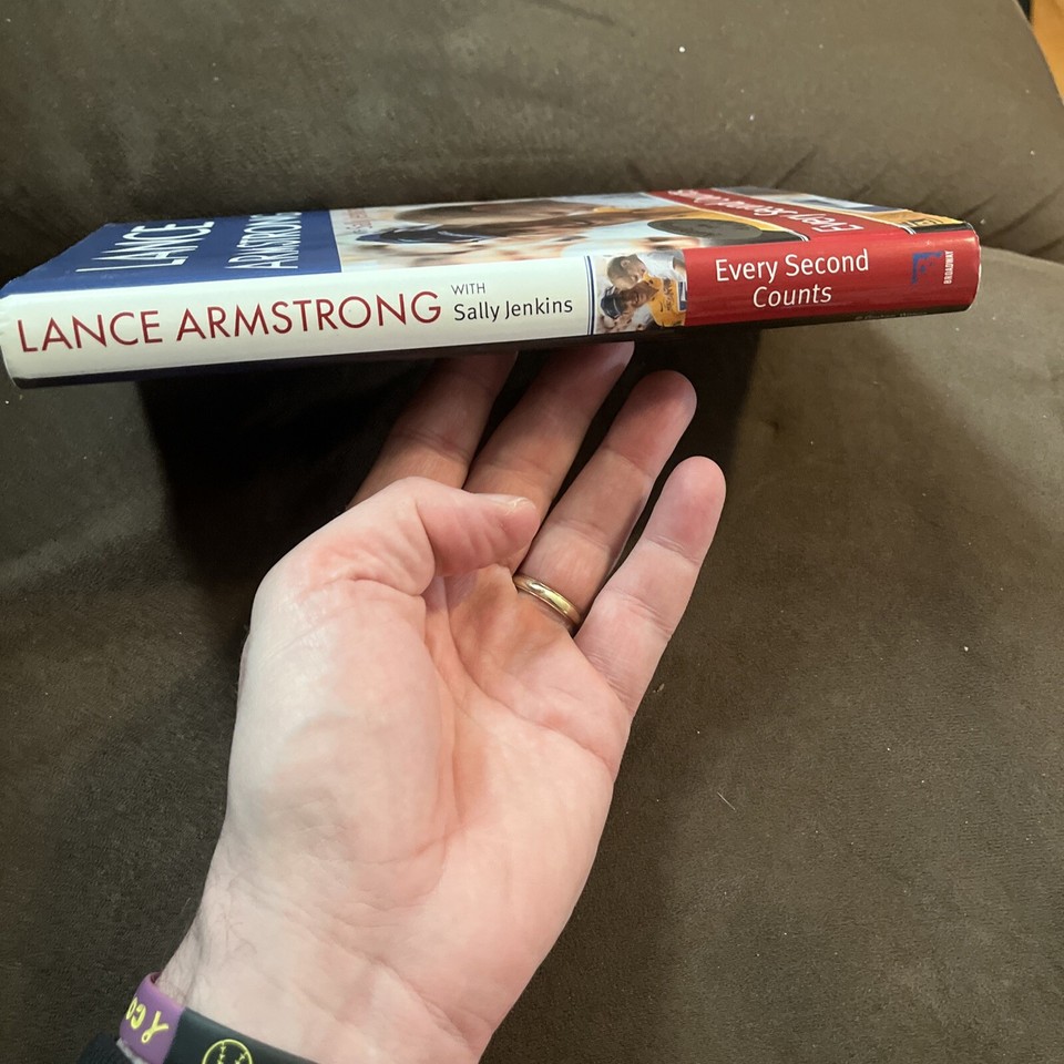 Signed 1st Ed. Every Second Counts Sally Jenkins Lance Armstrong ...