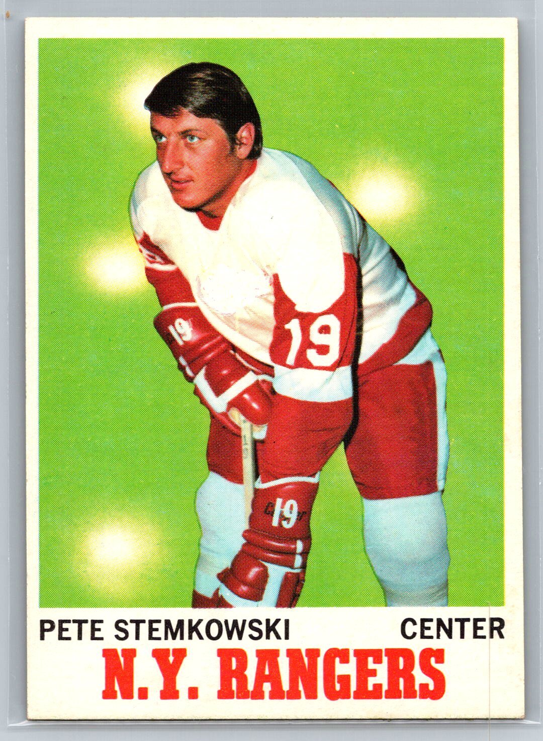 1970 Topps #25 Pete Stemkowski Vintage Hockey Card HIGH END! | eBay