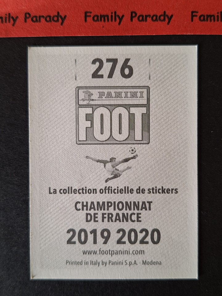 Kylian Kaiboué 276 Montpellier Sticker Panini Foot France Ligue 1 2019 ...