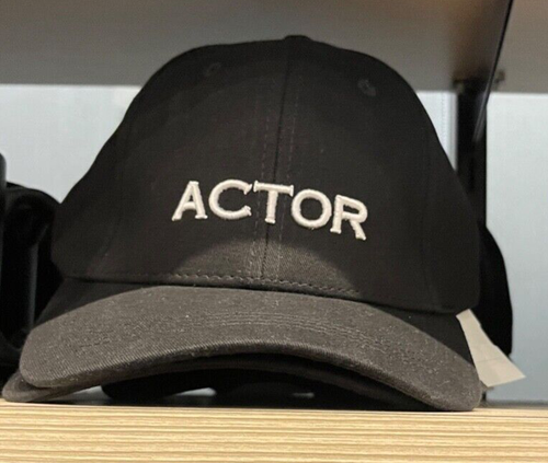 Warner Bros Studios Tour Actor Embroidered Hat Adult Black Hat New | eBay