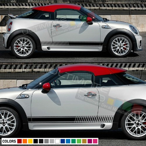 Sticker Graphic Decal Racing Stripe Kit for Mini Roadster Coupe Light ...
