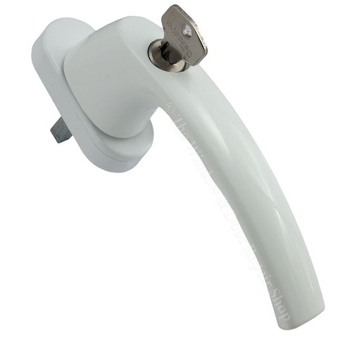 Hoppe White Tilt and Turn Window Handle T & T Locking TBT UPVC & Timber ...