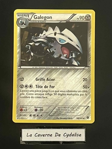Carte Pokemon - Explosion Plasma - NB10 - Galegon 58/101 Reverse - EXC | eBay