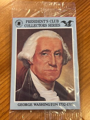 1993 SEALED PRESIDENT'S COLLECTOR SERIES GEORGE WASHINGTON & BILL ...