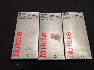 NOS NuKote IBM Selectric II Typewriter Correctable Ribbon B86HY Juki ...