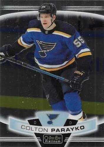 #73 Colton Parayko - St. Louis Blues - 2019-20 O-Pee-Chee Platinum ...