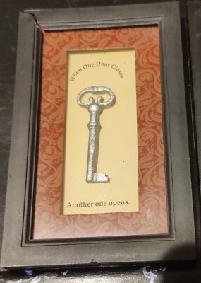 SET OF 4 WALL DECOR FRAMED KEYS | eBay