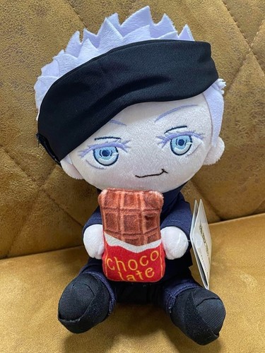 Jujutsu Kaisen Satoru Gojo eat haguhagu Plush Doll Toy Taito 20cm From ...