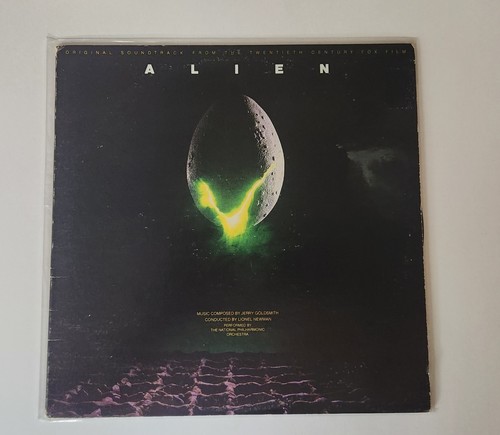 ALIEN VINYL RECORD SOUNDTRACK 1979 Horror Lp. Goldsmith Sigourney ...
