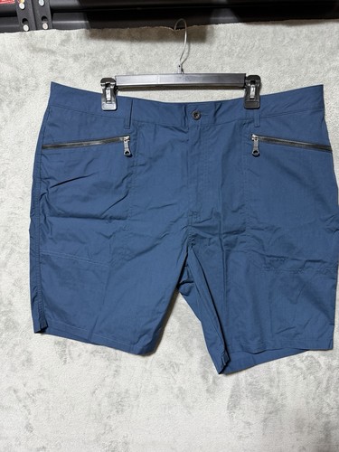 Rohan Shorts Mens 42 Blue Stretch Bag Hiking Walking Trekking Bottoms ...