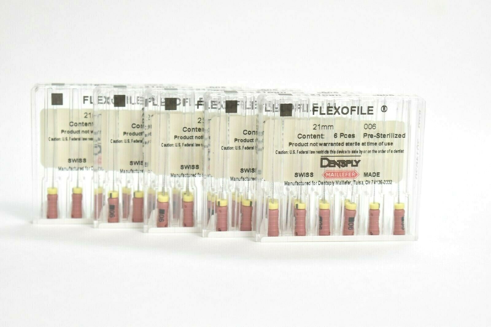 Endodontic Files K-Type K Files QTY 30 FLEXOFILE 21MM #6 Part Number ...