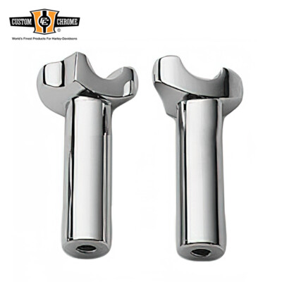 Custom Chrome 3.5" Forged Aluminum Handlebar Top Riser Fit For 3.5 ...