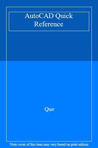 AutoCAD Quick Reference by Que (Paperback, 1989) for sale online | eBay