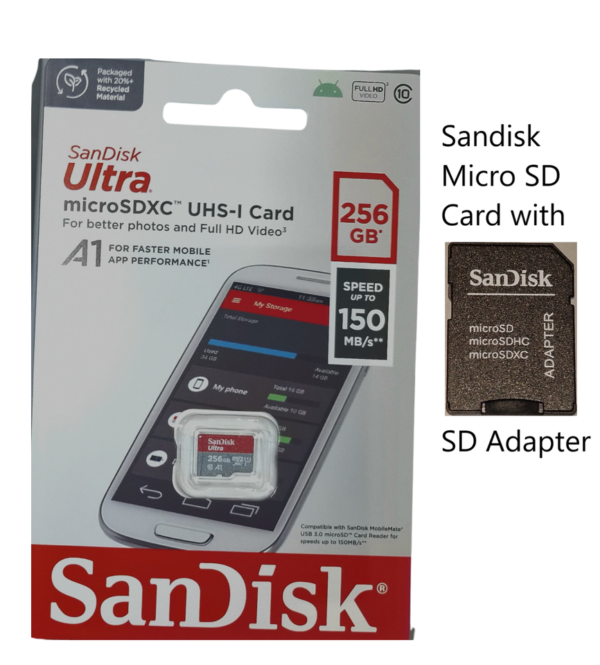 SanDisk Micro SD memory card tf 32 -512GB for Samsung Galaxy Tab A (10. ...