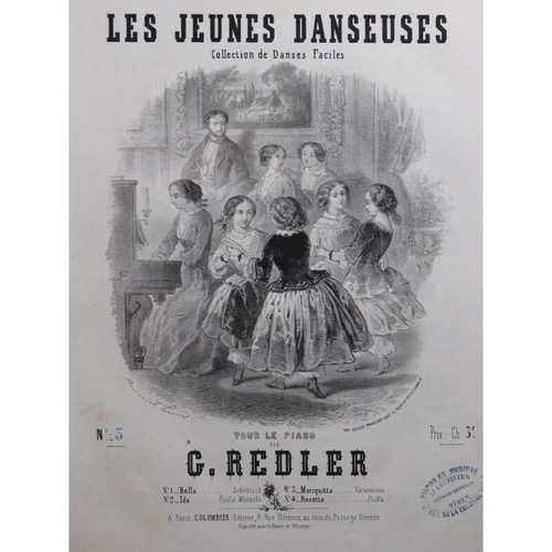 Redler G. The Young Dancers Mariquitta Piano Ca1855 | eBay