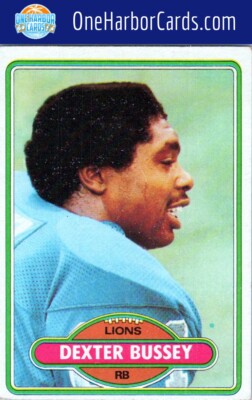 1980 Topps Detroit Lions #66 Dexter Bussey | eBay