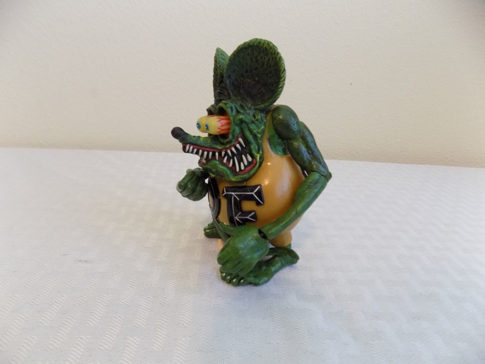 RAT FINK 4" POSABLE FIGURE NEW NO BOX BIG DADDY ED ROTH TAN SHIRT | eBay