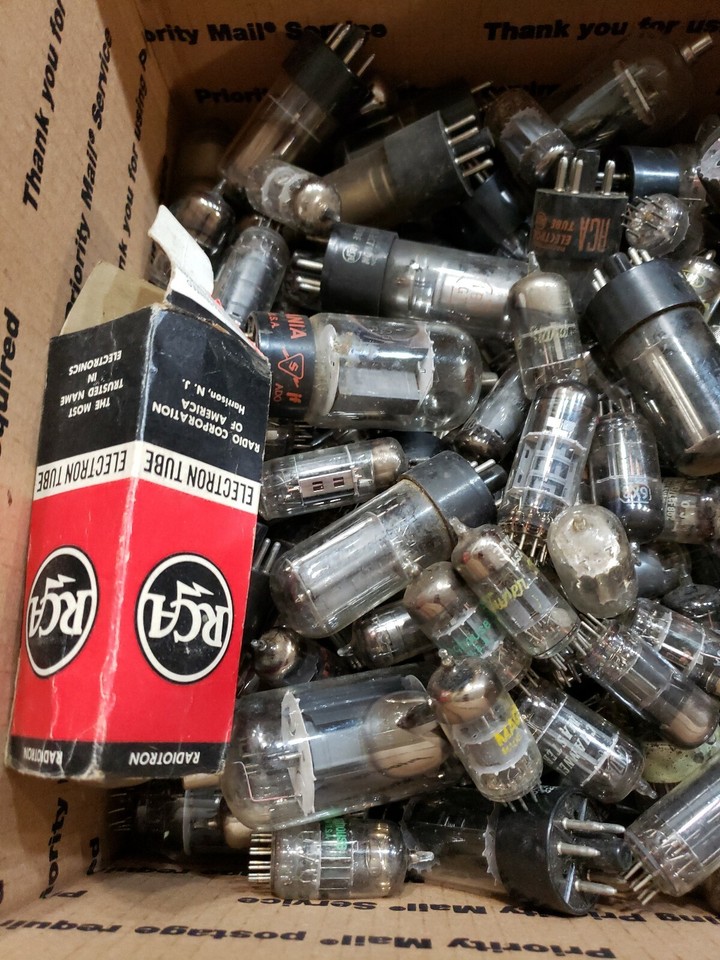 LOT OF MIXED ELECTRONIC RADIO and tv TUBES 160 UNTESTED | eBay