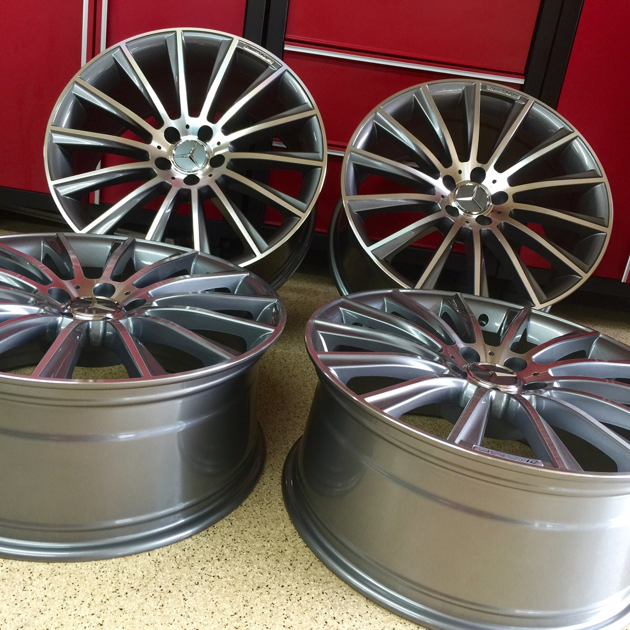2016 MERCEDES SL63 Gunmetal Rims | Set of 4 | SL500 SL550 SL55 SL600 SL ...