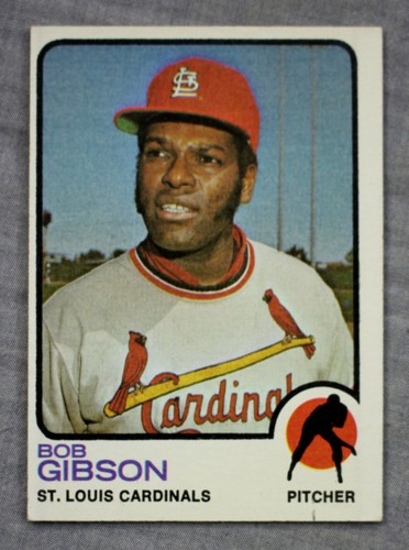 Bob Gibson HOF MVP CY Young Gold Glove St. Louis Cardinals 1973 Topps ...