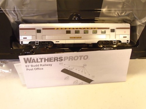 Walthers Proto Ho 920-13063, 63' Budd RPO car, PRR | eBay