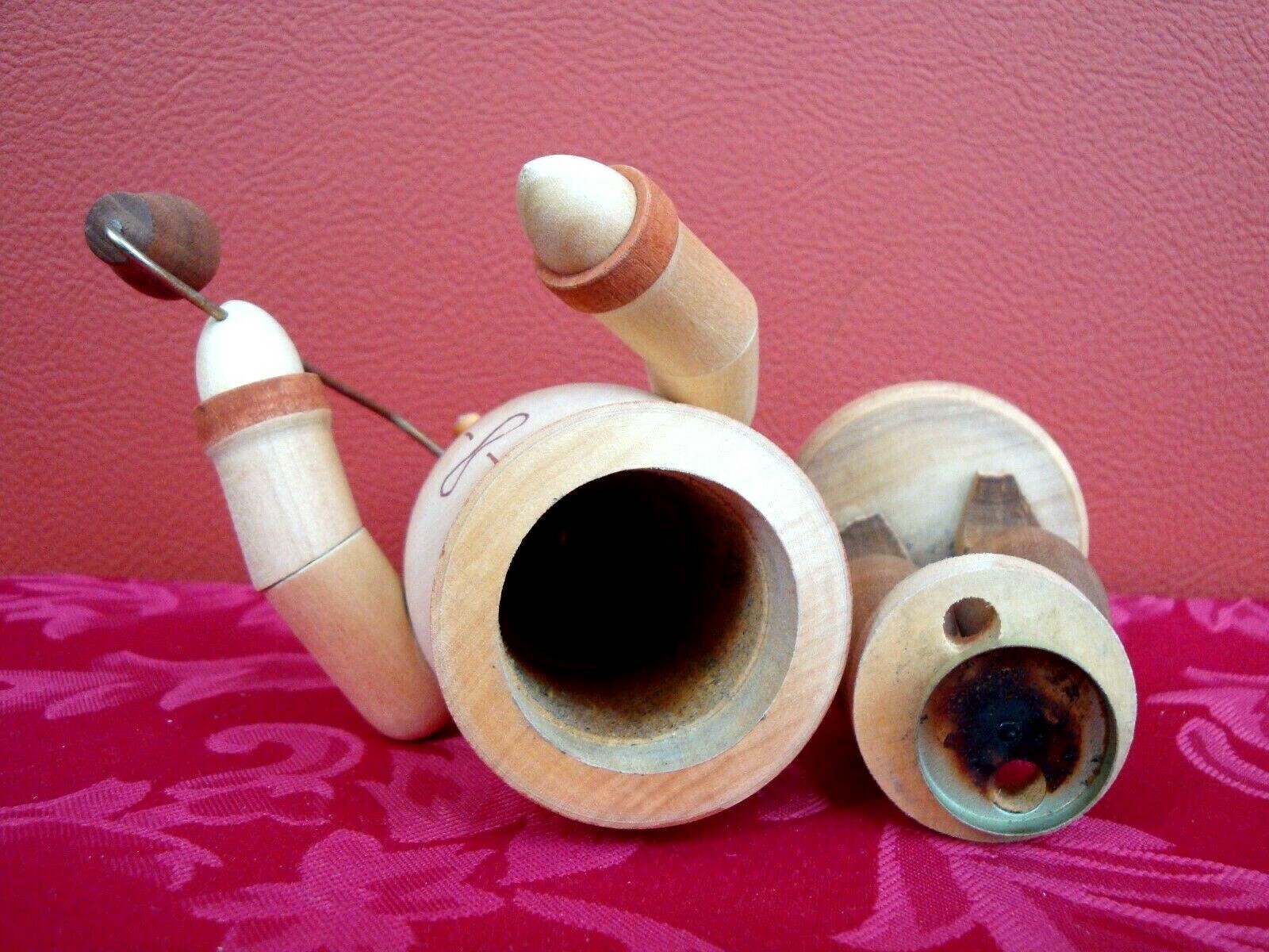 original Erzgebirge Karl Max Dittmann Räuchermann Sultan 19 cm, alt ...