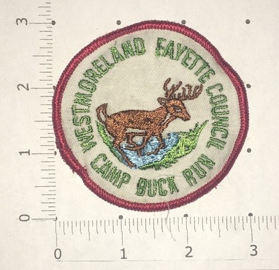 Camp Buck Run Patch - Westmoreland Fayette Council - Boy Scouts ...