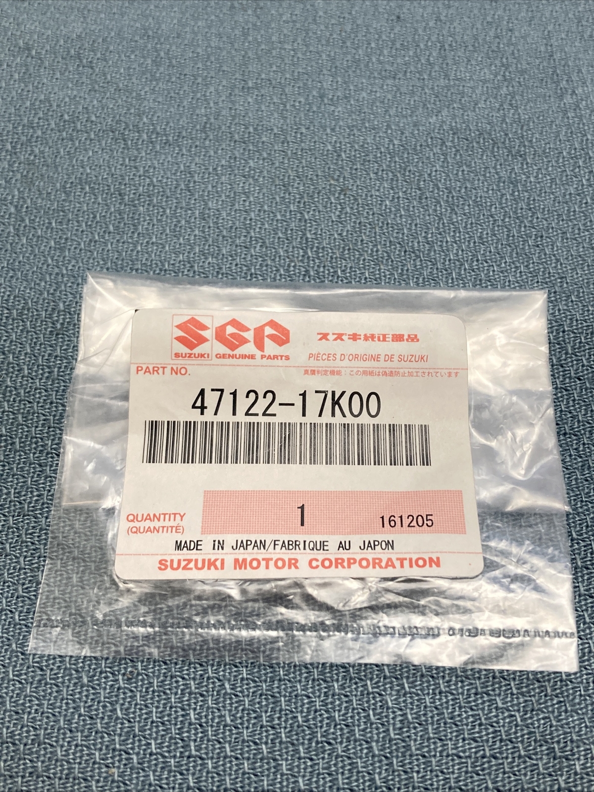 GENUINE SUZUKI 47122-17K00 CUSHION FRAME COVER NO. 2 for sale online | eBay