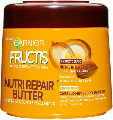 Mascarilla Nutri Repair Butter Fructis Garnier 300ml, | eBay