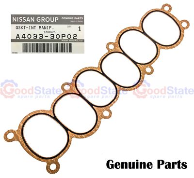 GENUINE Nissan 300ZX Z32 VG30DE VG30DETT Intake Manifold Inlet Gasket ...