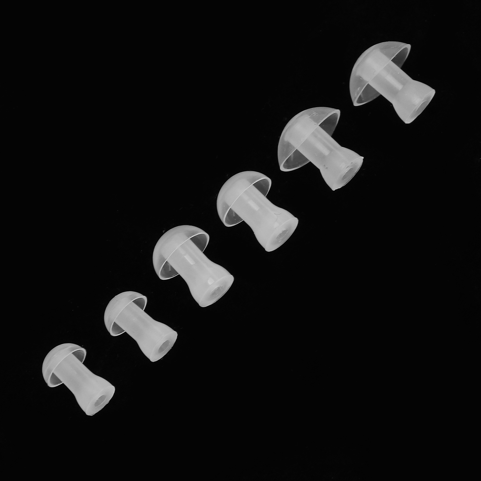 6x Hearing Aid Ear Tips Earplug Silicone Hearing Aids Buds Domes Ear ...