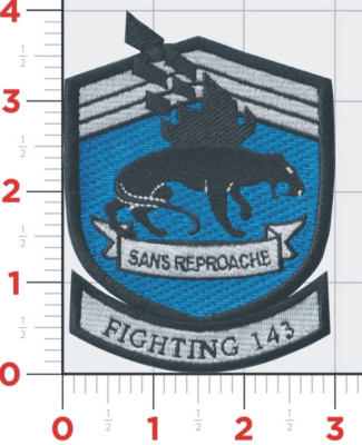 4" NAVY VF-143 VFA-143 PUKIN DOGS FIXED WING SQUADRON MILITARY ...