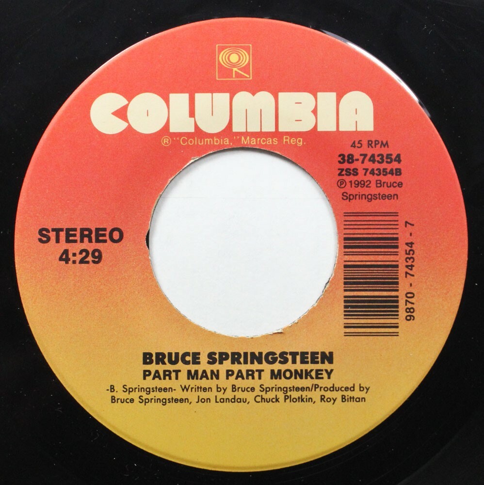 90'S 45 Columbia - Part Man Part Monkey / 57 Channels ( And Nothin' On ...