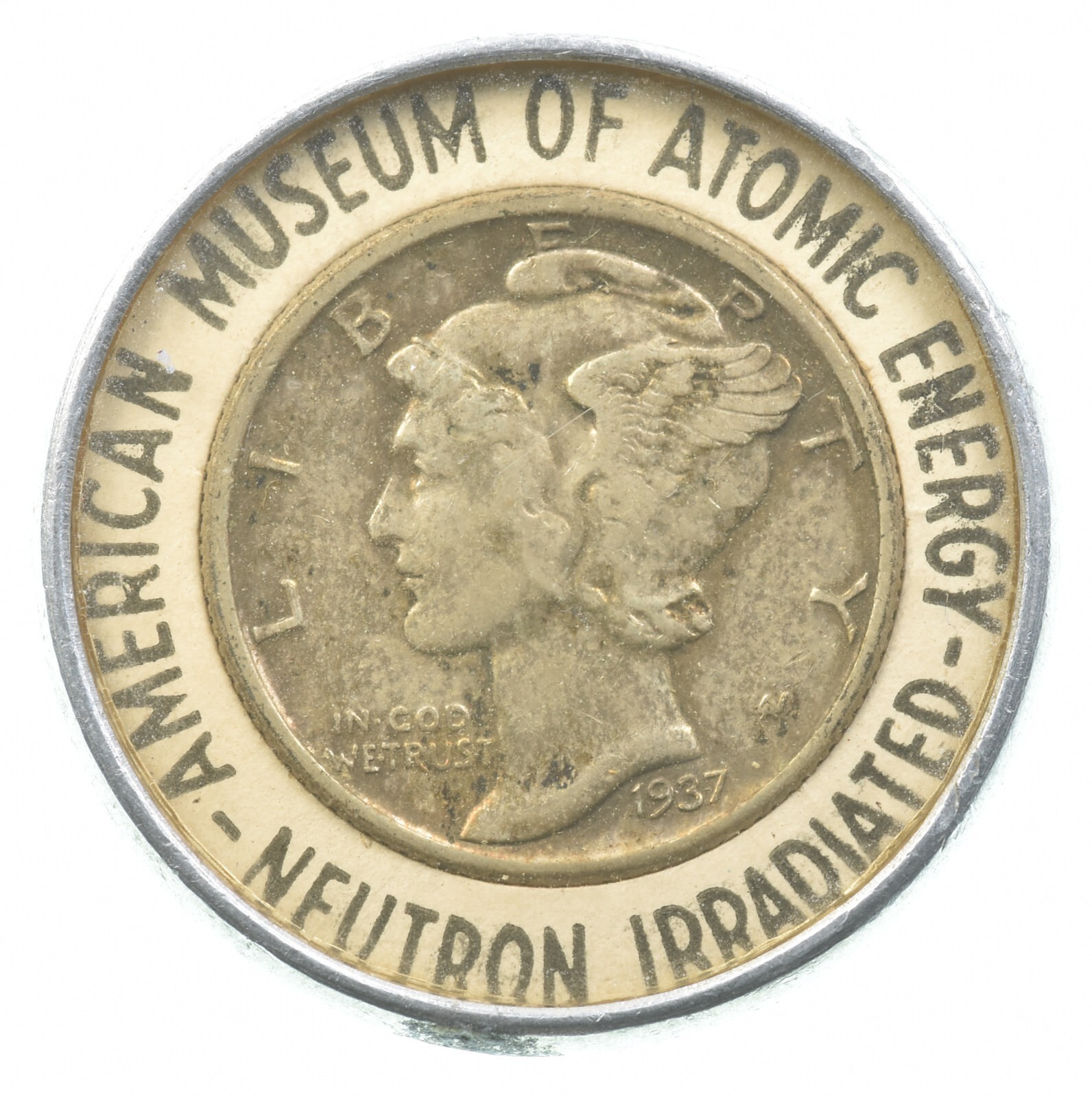1937 Mercury Dime Museum Of Atomic Energy Neutron Irradiated *8740 | eBay