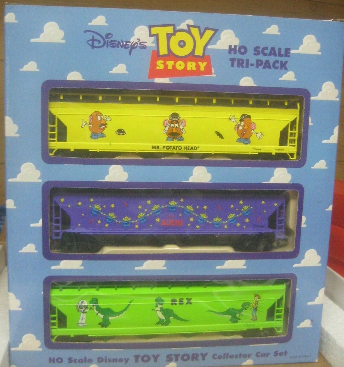 TOY STORY IHC HO 7 CAR W/LOCOMOTIVE TRAIN SET BY DISNEY TOY STORY TRAIN ...