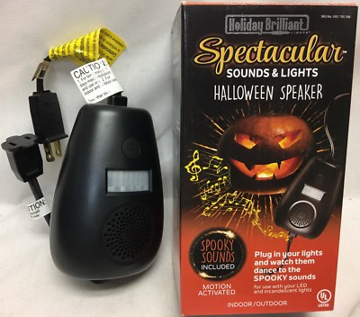 Holiday Brilliant Halloween Lights And Spooky Sounds Controller Motion ...