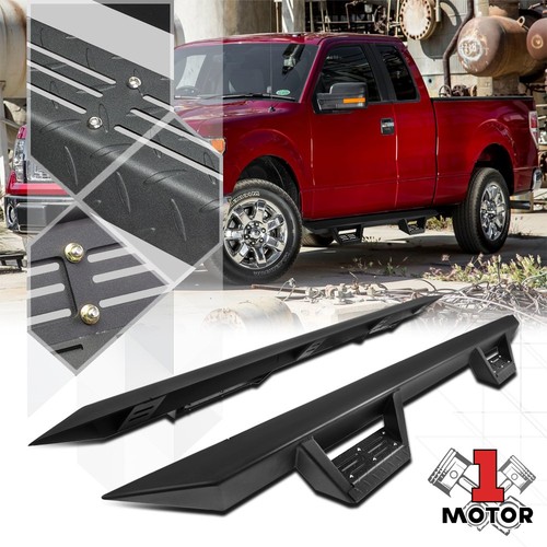 Black Nerf Bar 3" Side Drop Step Running Board for 15-20 F150/F250/F350 ...