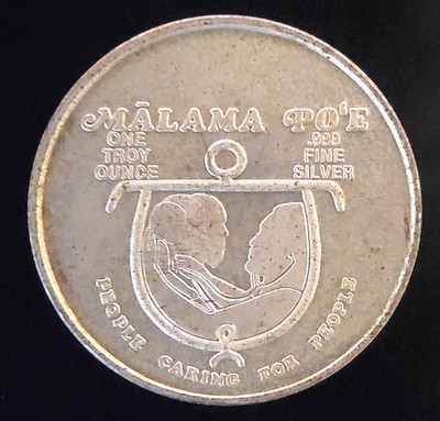 Hawaii Wilcox Hospital Malama Poe Kauai Bullion-0.999 Silver 1 Oz Ounce ...