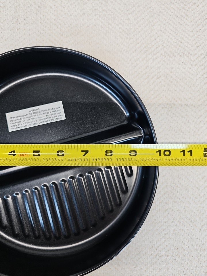 The Original Divide Pro, 10" 12" Nonstick Skillet Frying Pans Set | eBay