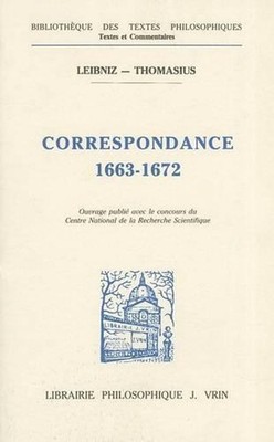 Gottfried Wilhelm Leibniz: Correspondance Avec Thomasius by R. Bodeus ...