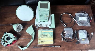 Leica System 1200 GPS Kit Antenna 4 Cables Manuals Adapters ROVER FREE ...
