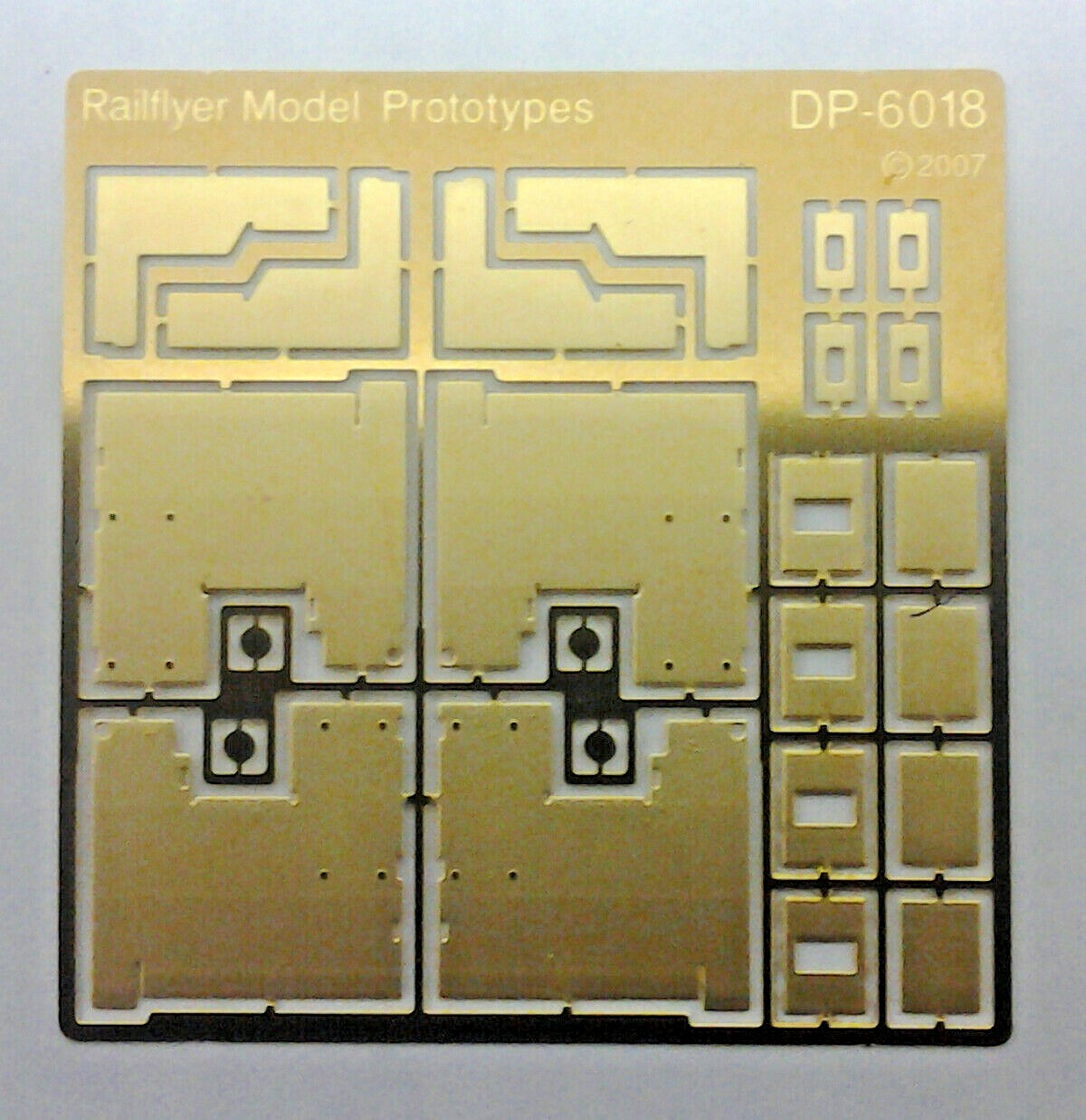 DP-6018 Model HO Railroad Accessories Railflyer Model Prototypes Etch ...