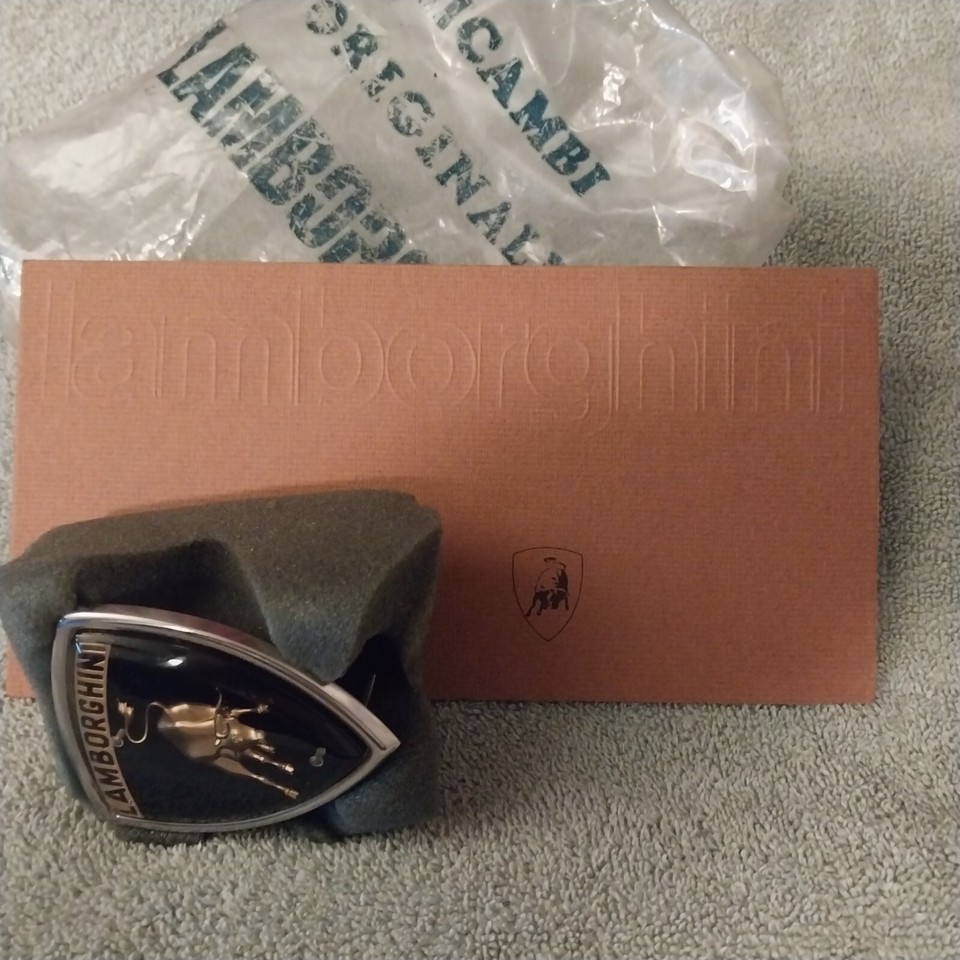 New OEM Lamborghini Emblem, Hood Badge, 350GT - Countach | eBay
